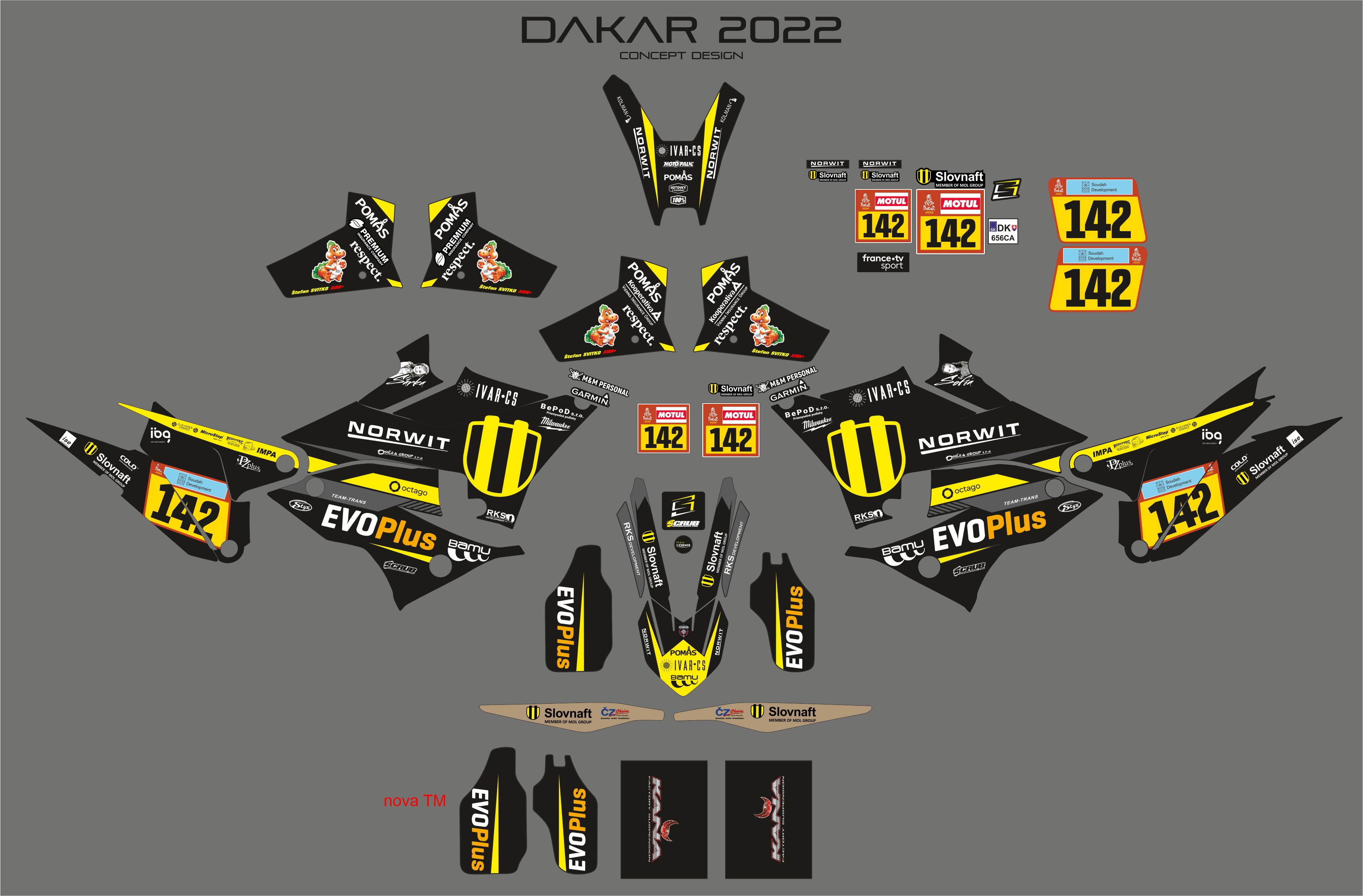 Graphics for Rally Bikes