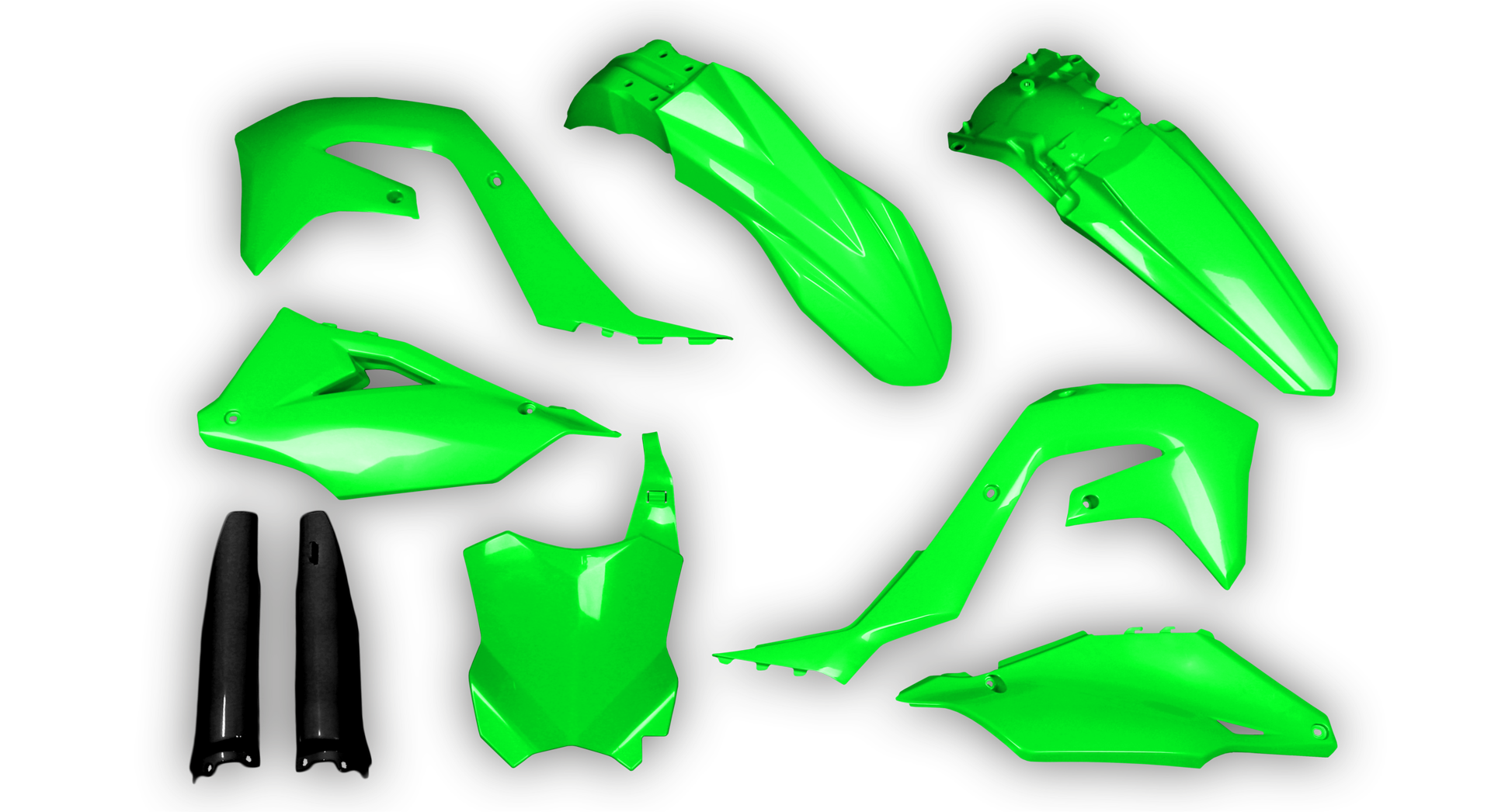 Kawasaki KX 125-250 Restyle 2004-2008 Graphics Kit - SE1050 LE